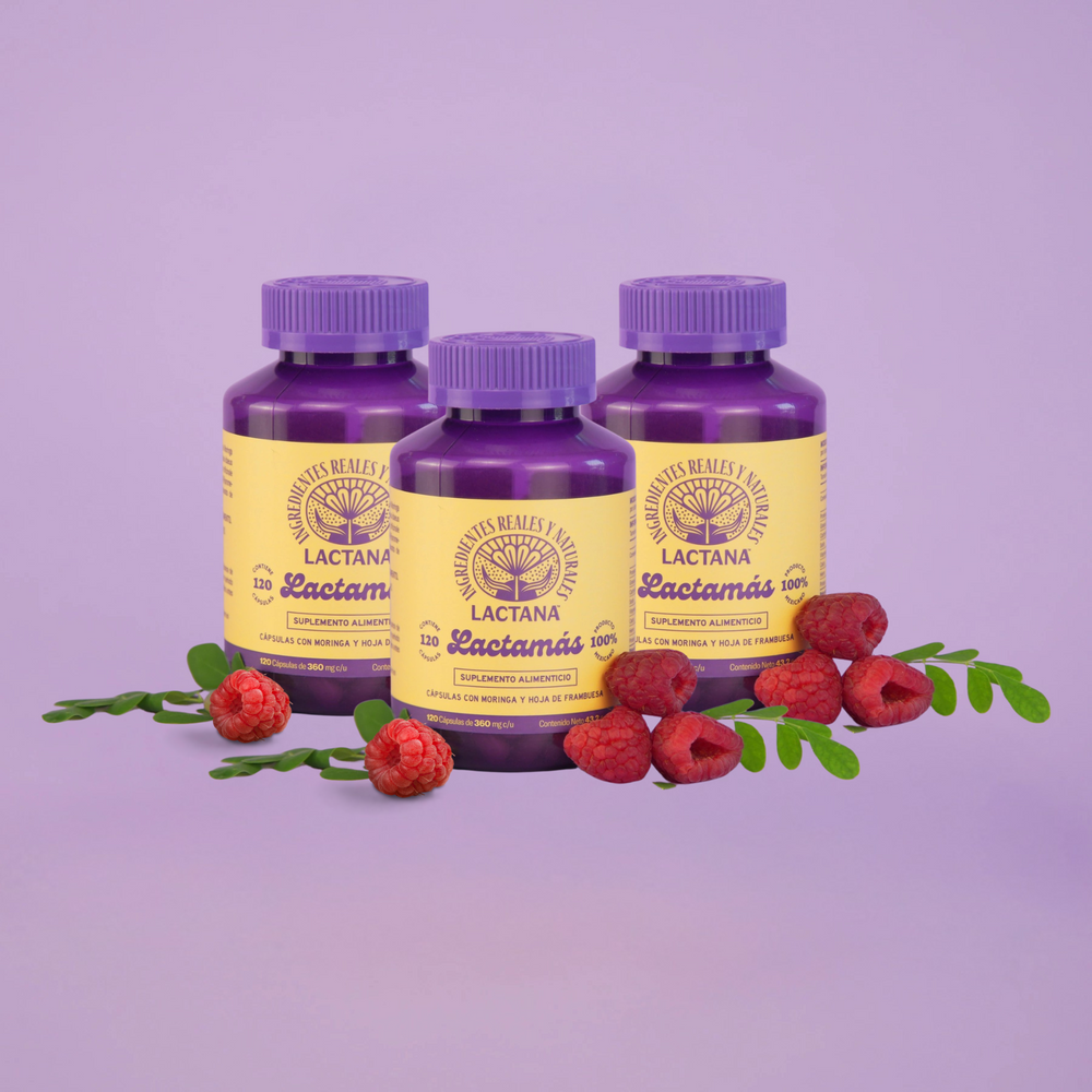 Lactamás: Trío Boost LACTANA | Apoyo Natural en la Lactancia por 2 meses